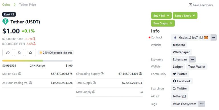 How to find a token contract address? - Zenland Knowledge Base